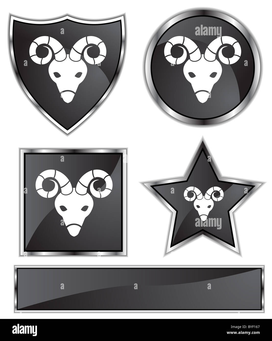 Aries goat Cut Out Stock Images & Pictures - Alamy