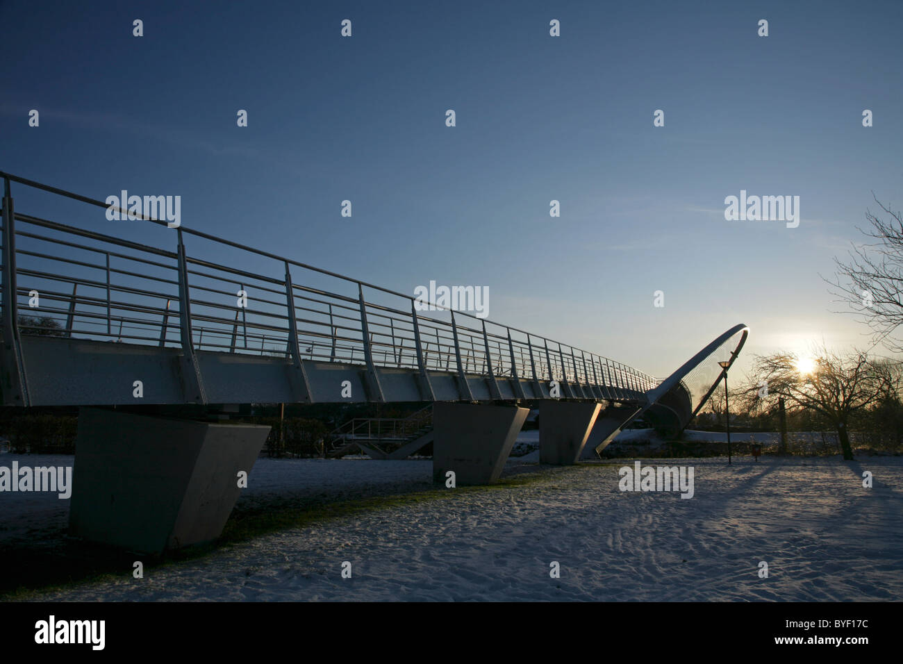 The Millennium Bridge over the River Ouse, York, North Yorkshire ...