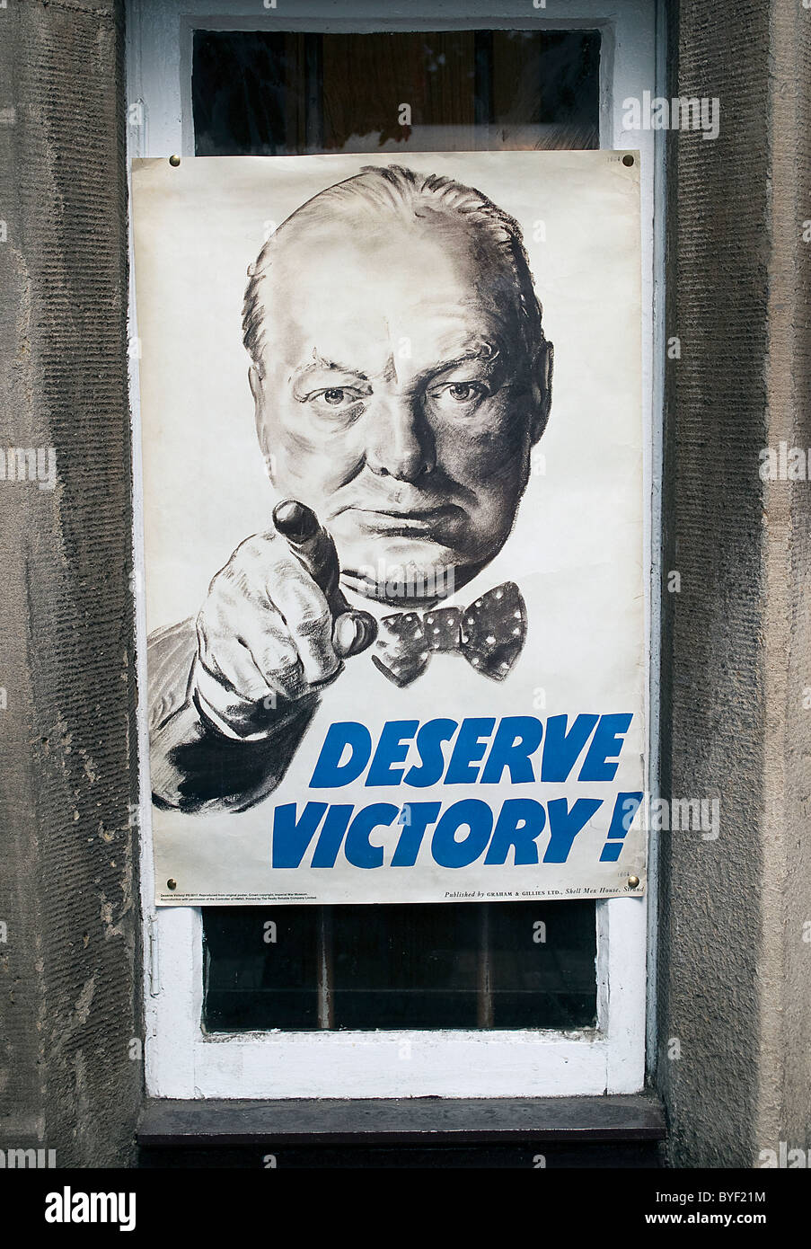 Winston churchill deserve victory hi-res stock photography and images ...