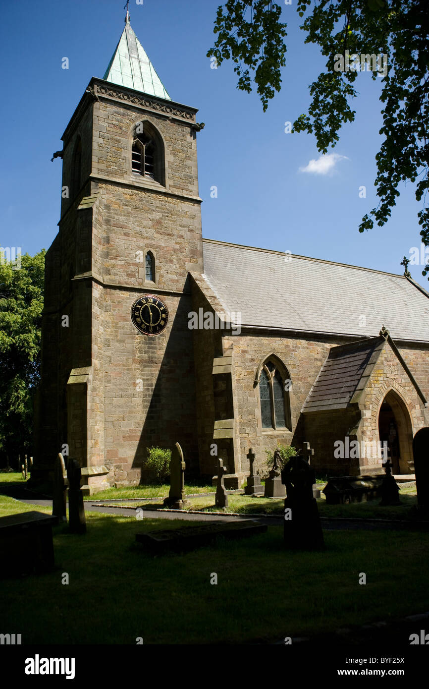 Sheen village church in the Derbyshire Dales Stock Photo - Alamy