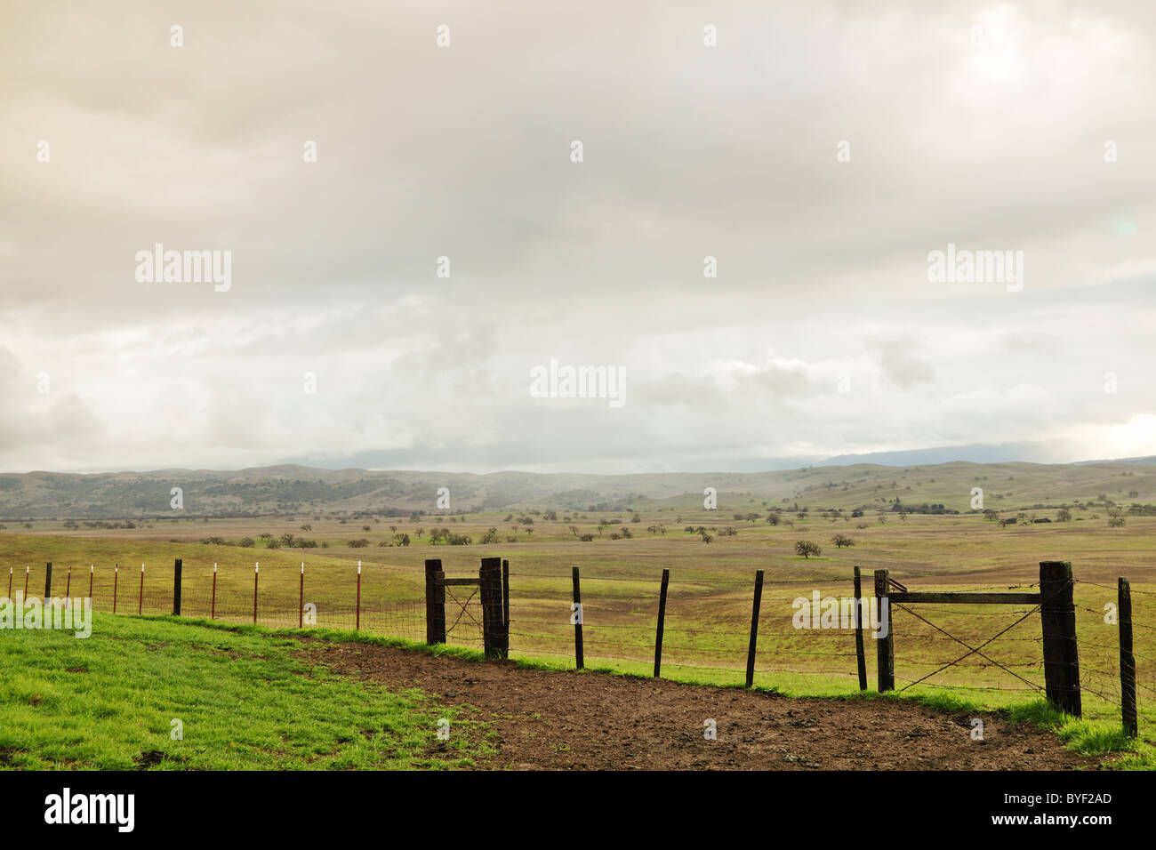 Fence overlooking hi-res stock photography and images - Alamy