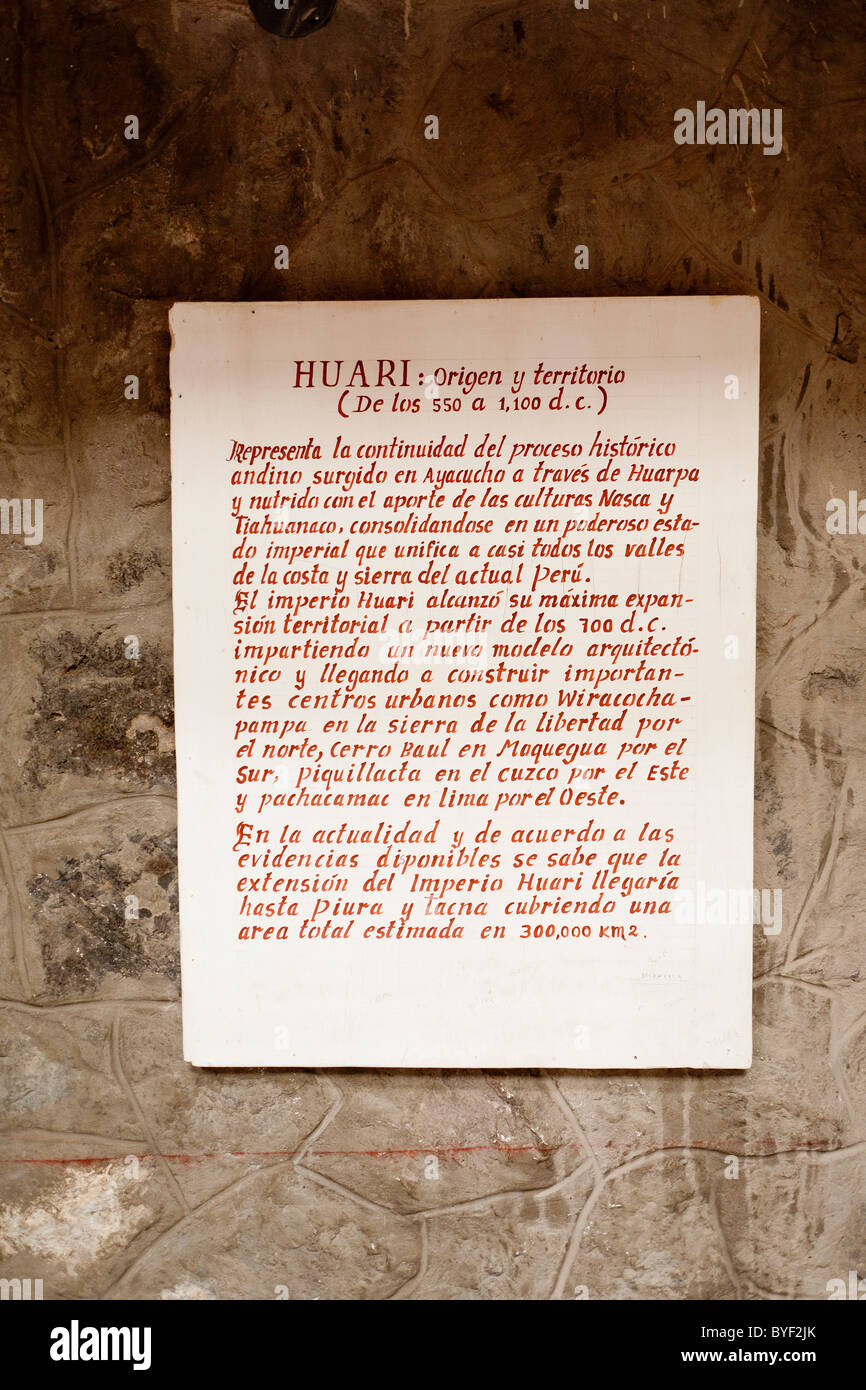 Huari peru hi-res stock photography and images - Alamy