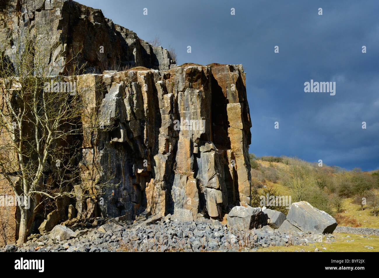 Black rock quarry top cheddar hi-res stock photography and images - Alamy