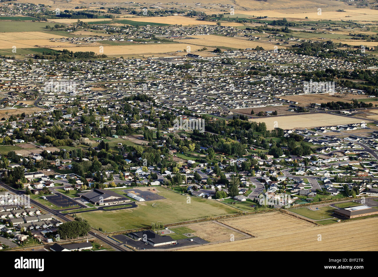 Urban development aerial view hi-res stock photography and images - Alamy