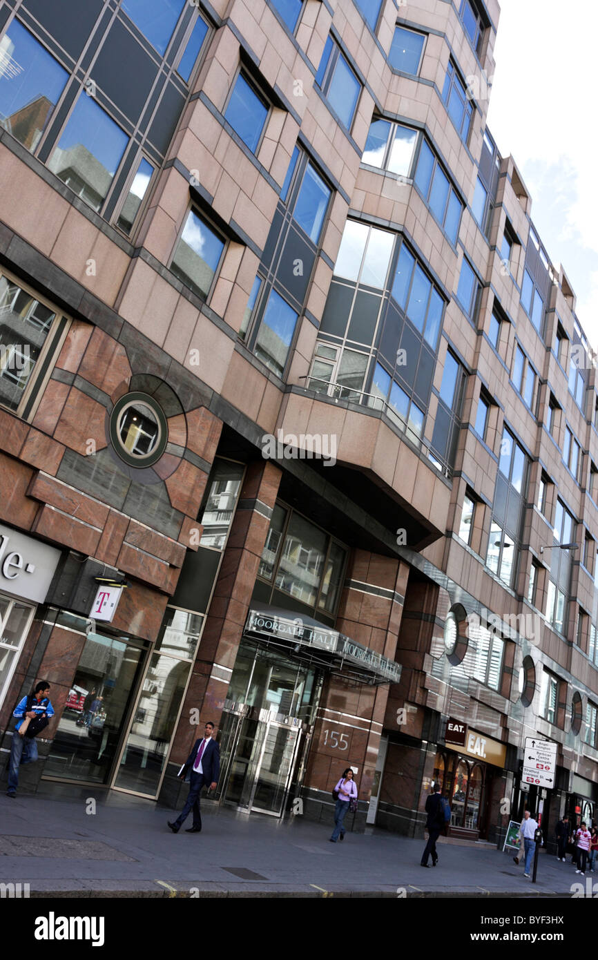 Moorgate Hall, situated in Moorgate in the City of London Stock Photo ...