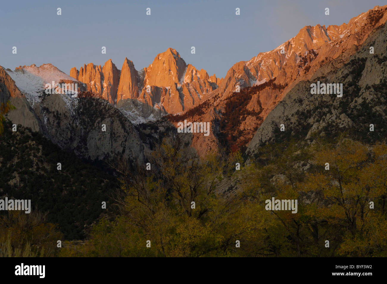 Mt. Whitney, Fall, Sunrise, Sunset, California, Mount Whitney Stock ...