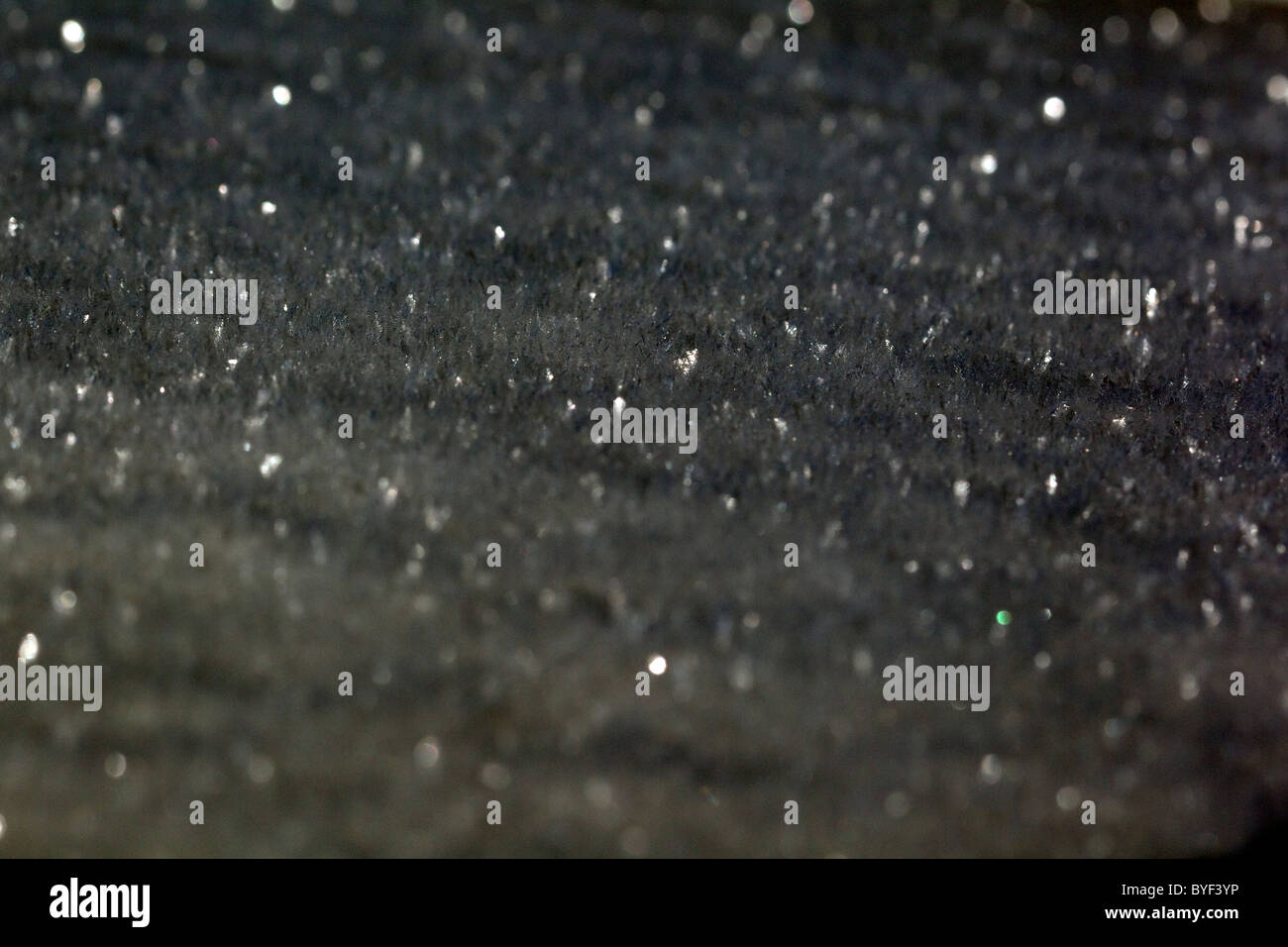 Snow close up crystal hi-res stock photography and images - Alamy