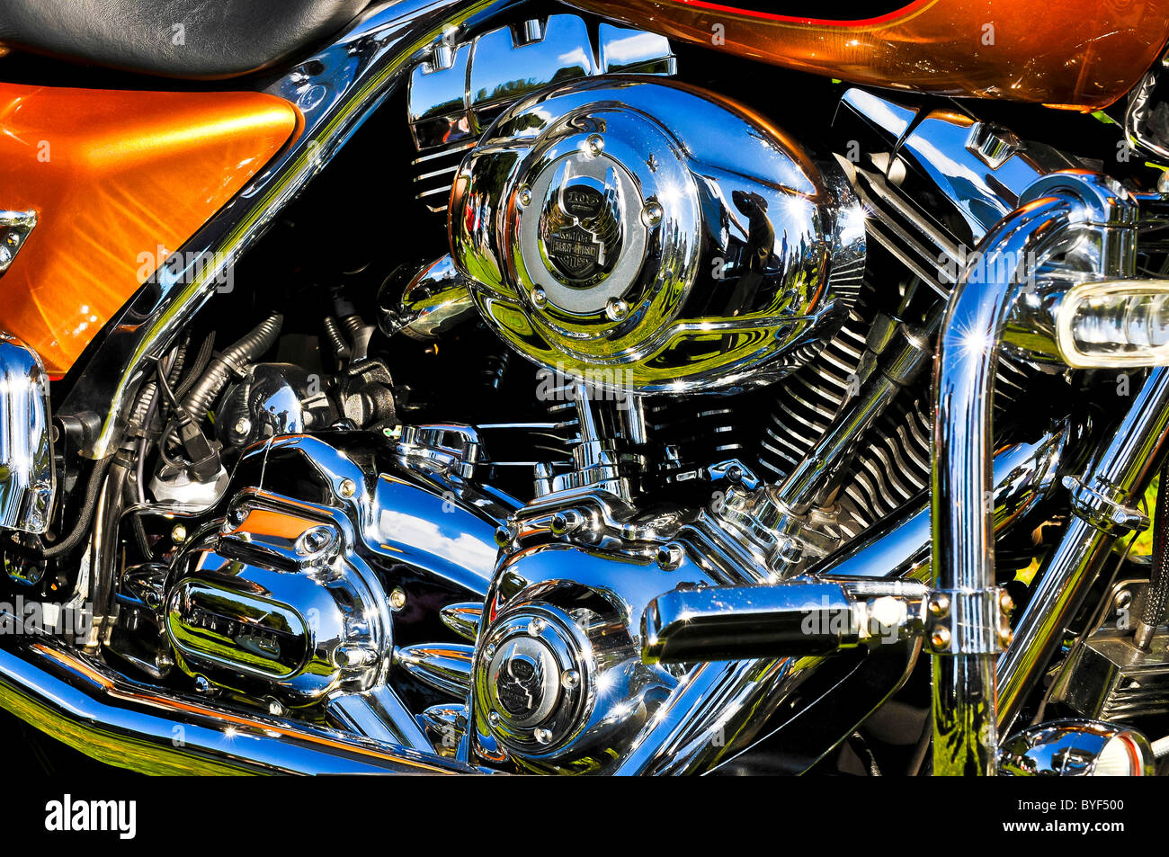 Harley davidson detail hi-res stock photography and images - Alamy