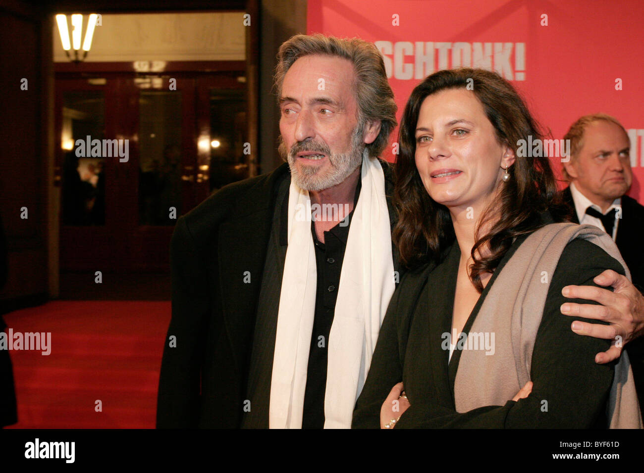 Helmut Dietl and wife, Gala screening of "Schtonk", 15 years after the ...