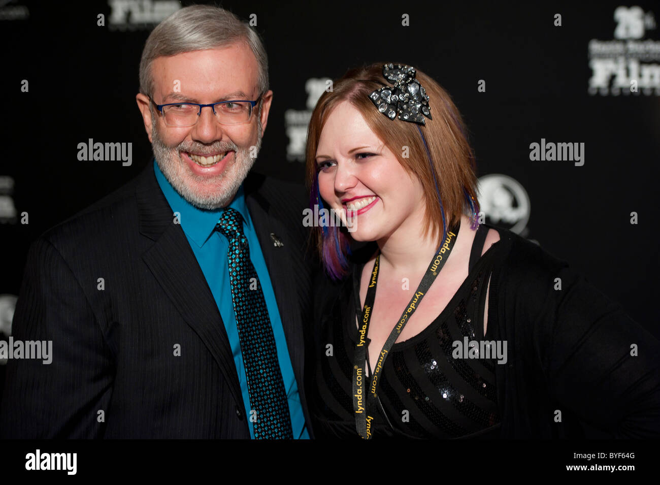 Film Critic Leonard Maltin With His Daughter Stock Photo Alamy ...