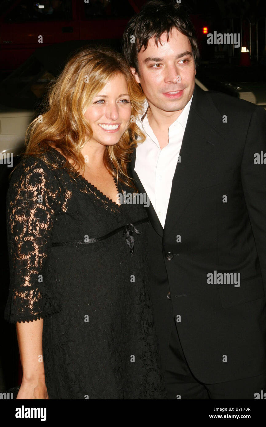 Jimmy Fallon with Nancy Juvonen Premiere of 'Music and Lyrics' held at ...