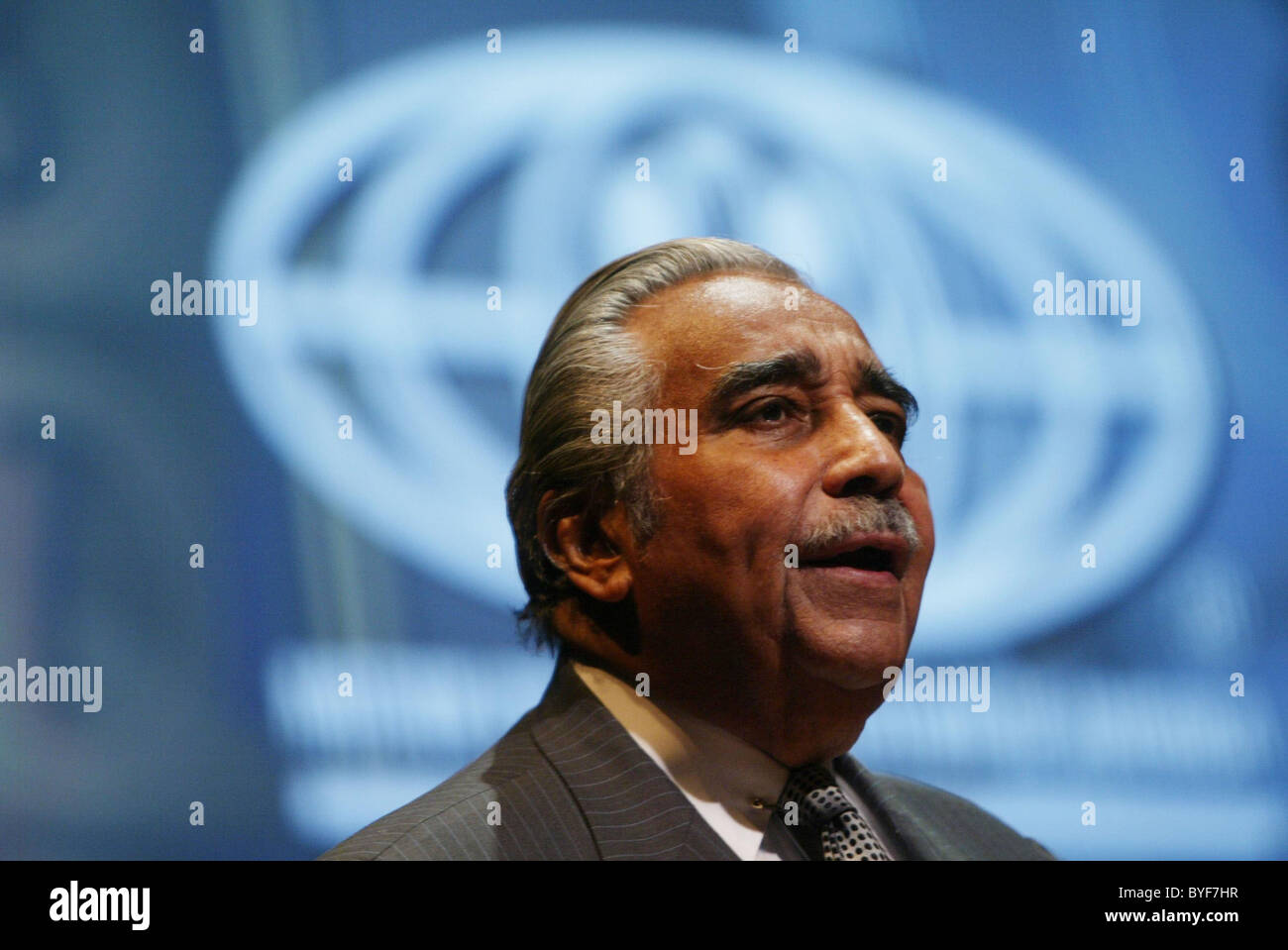 Representative D-NY Charlie Rangel spoke before Will Smith at the ...