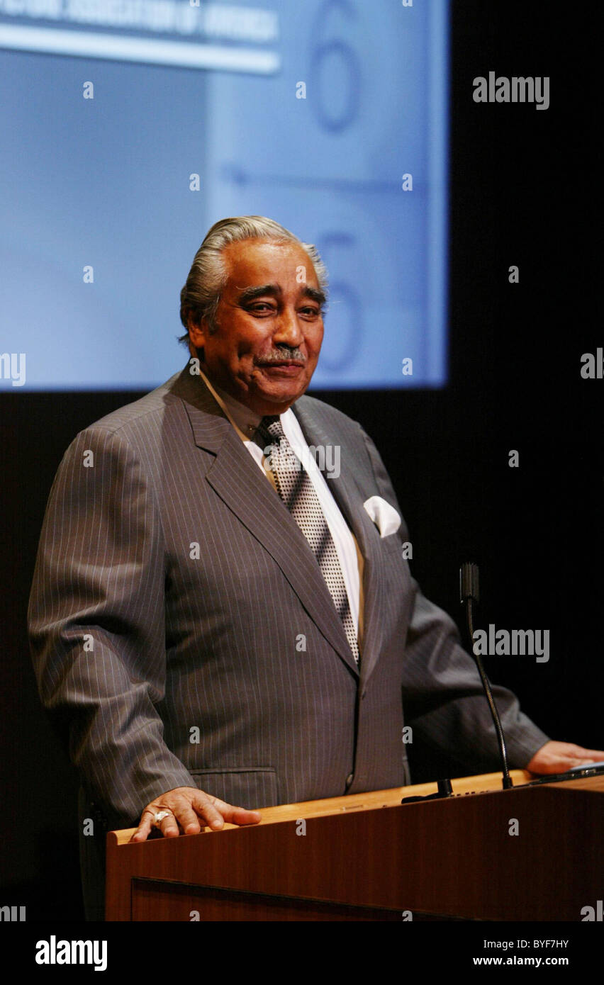 Representative D-NY Charlie Rangel spoke before Will Smith at the ...