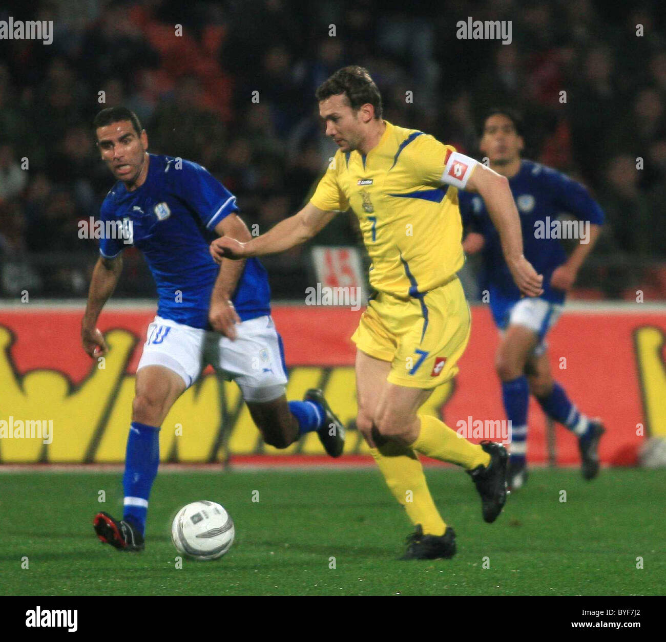 Andriy Shevchenko (no.7) of Chelsea during a friendly match between ...