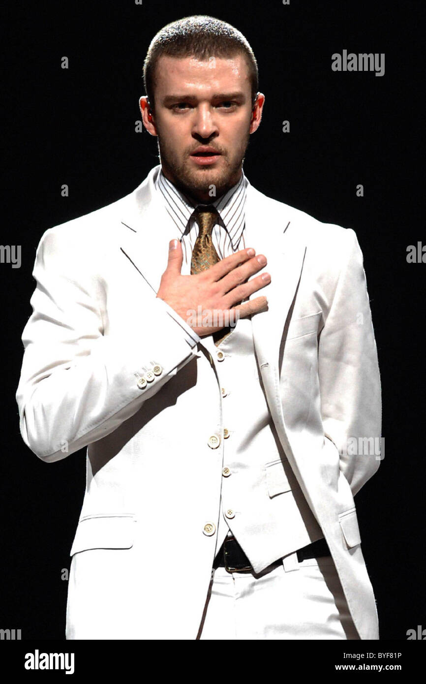 Justin Timberlake live in concert at Madison Square Garden New York ...