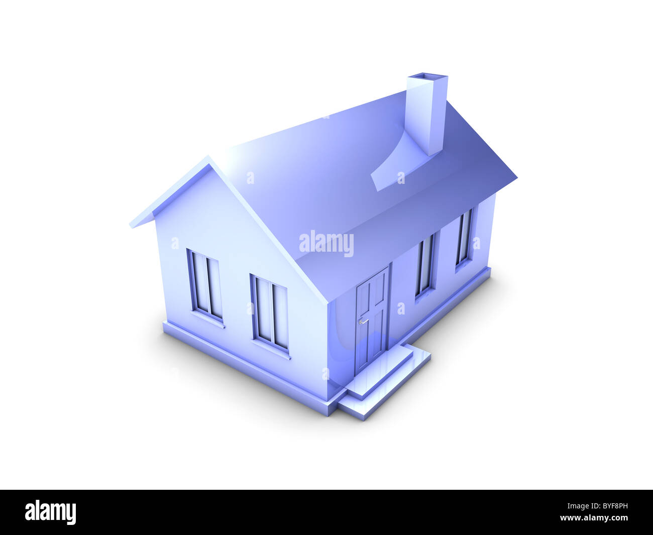 3d model of a building Cut Out Stock Images & Pictures - Alamy