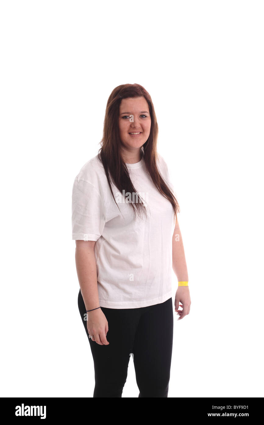 Obese young woman Cut Out Stock Images & Pictures - Alamy