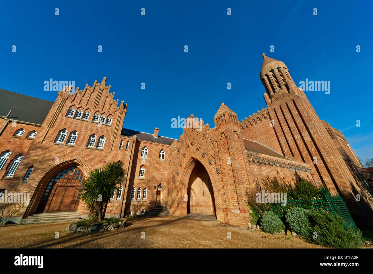 Quarr Abbey completed 1912 between the villages of Binstead and ...