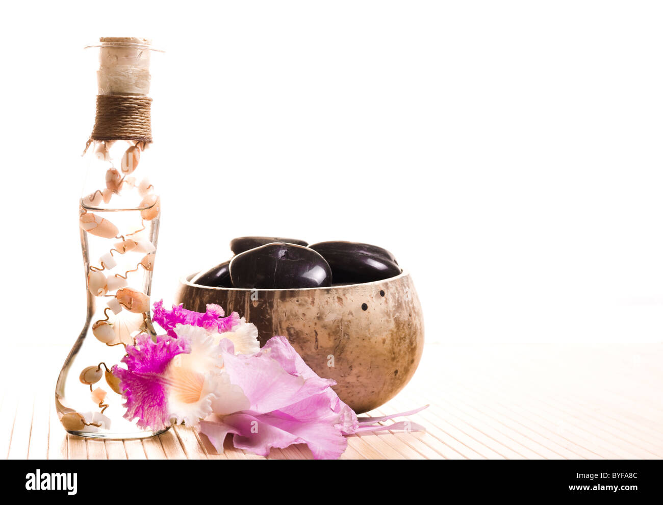 Beautiful spa elements Stock Photo - Alamy