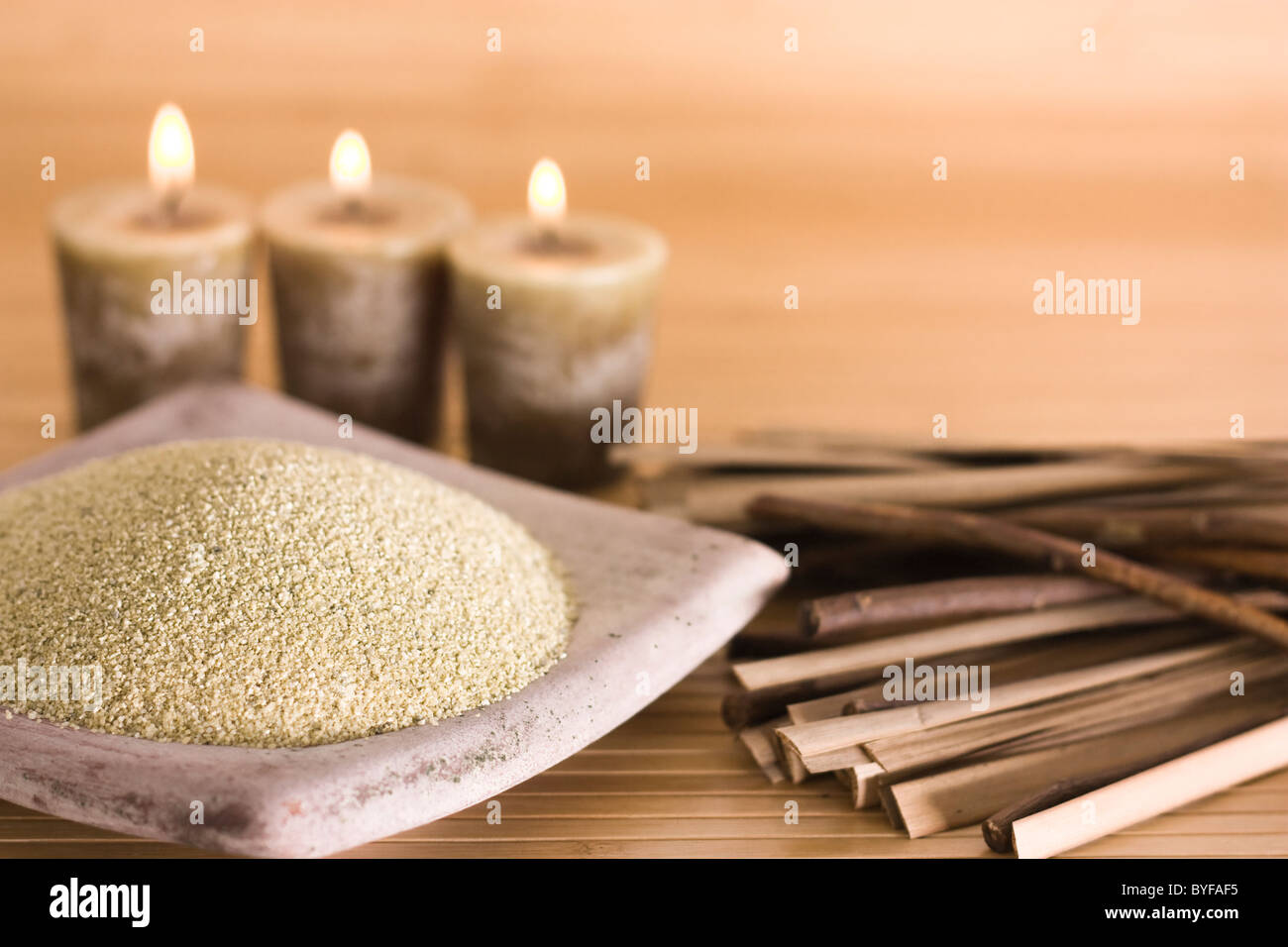 Beautiful spa elements Stock Photo - Alamy