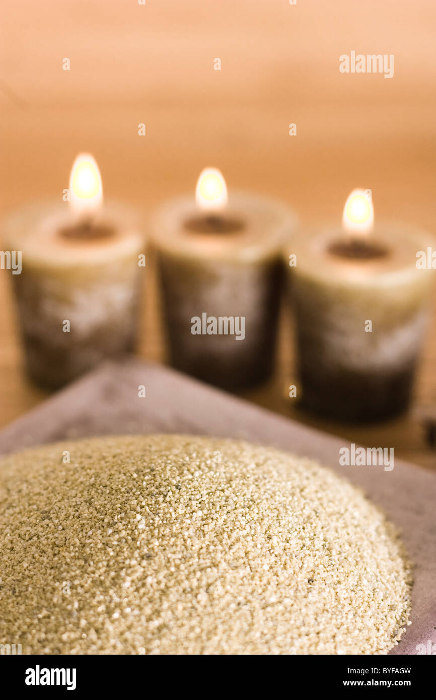 Beautiful spa elements Stock Photo - Alamy