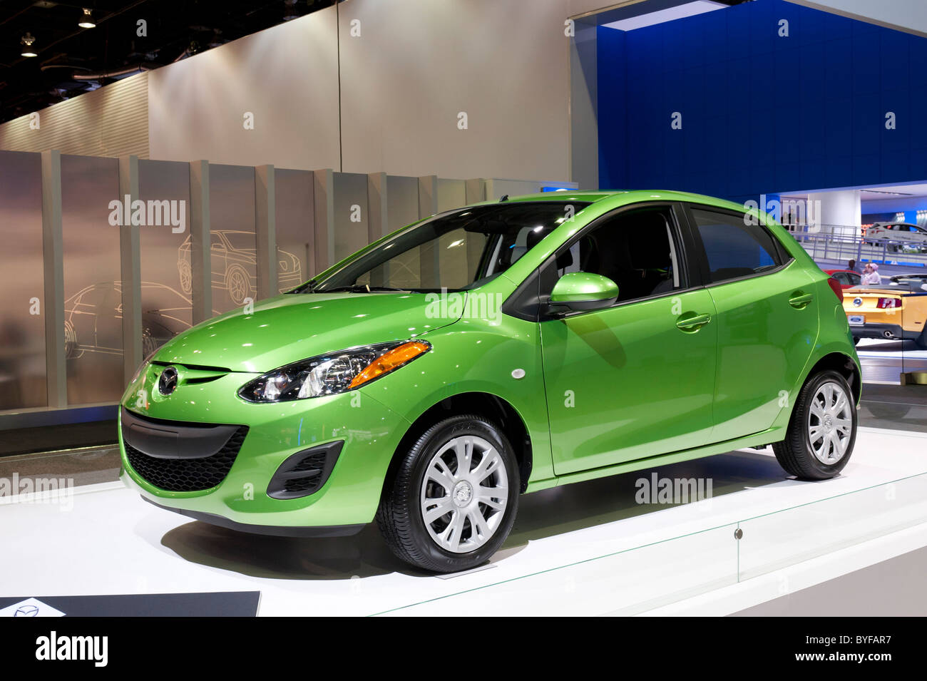 Two Door Mazda 2 Green