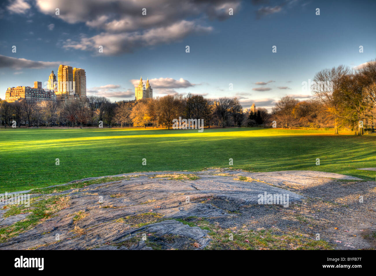 Central Park Fall Sunset