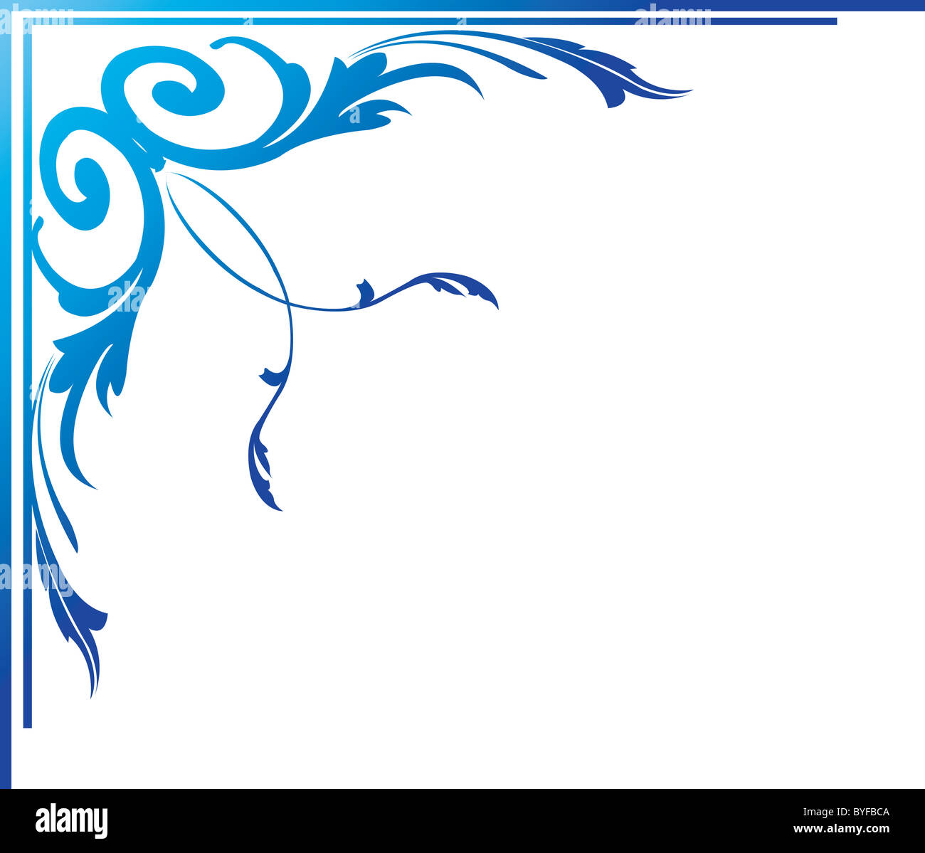 Illustration of decorated frame Stock Photo - Alamy