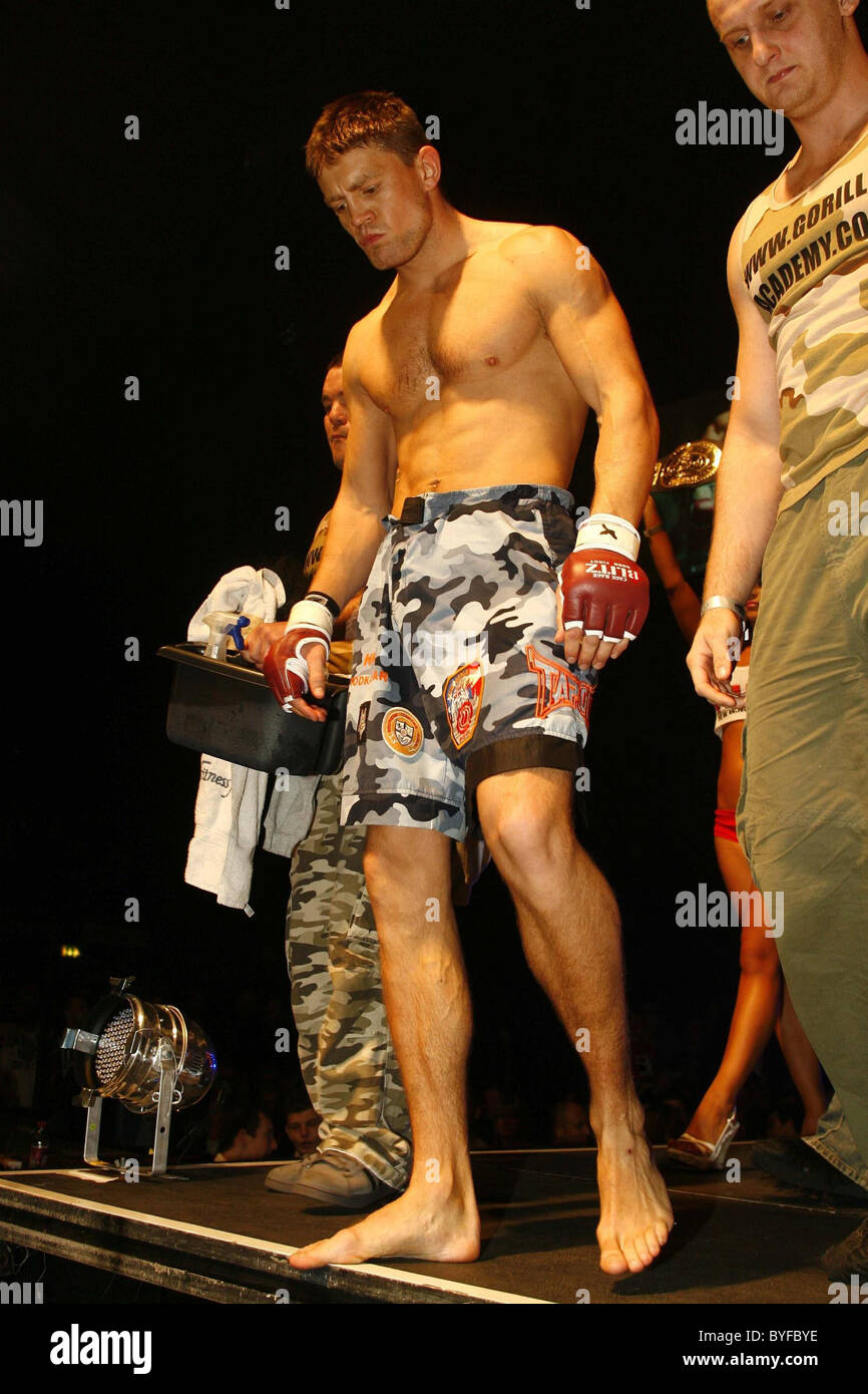 Cage Rage fighting at Wembley Arena London, England - 10.02.07 Stock ...