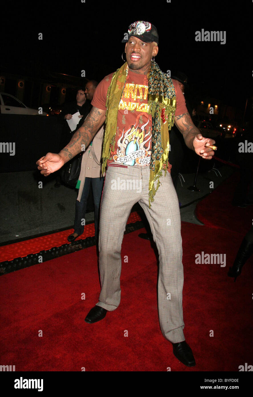 Dennis Rodman 2nd Annual Vibe Magazine Hollywood Pre-Oscar Gala ...