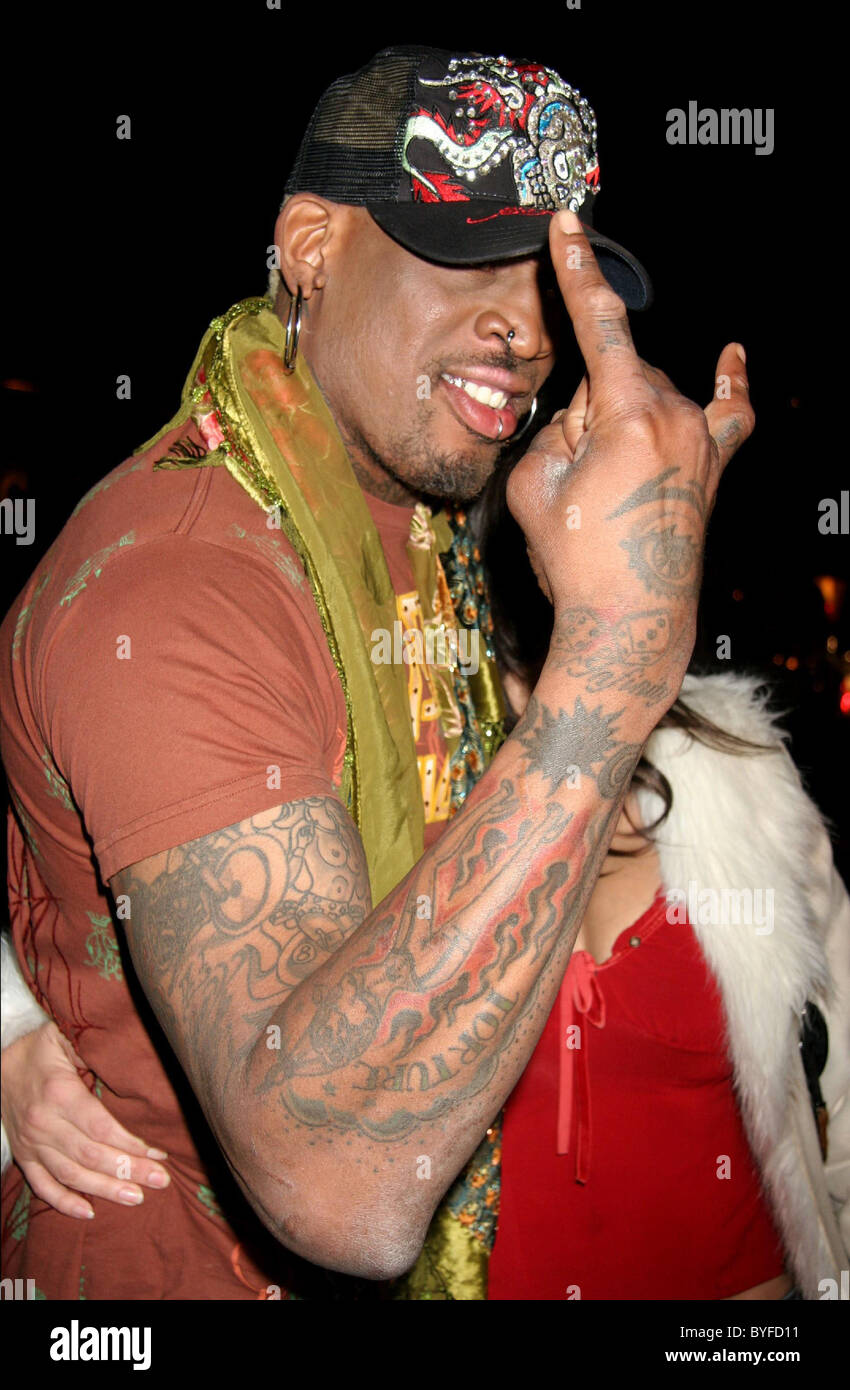 Dennis Rodman 2nd Annual Vibe Magazine Hollywood Pre-Oscar Gala ...