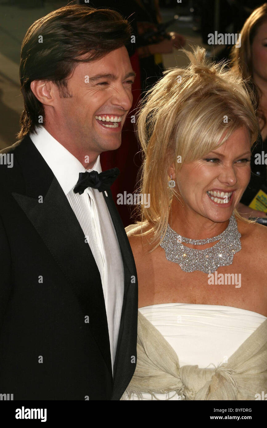 Hugh Jackman and Debra-Lee Furness Vanity Fair Oscar Party at Mortons ...