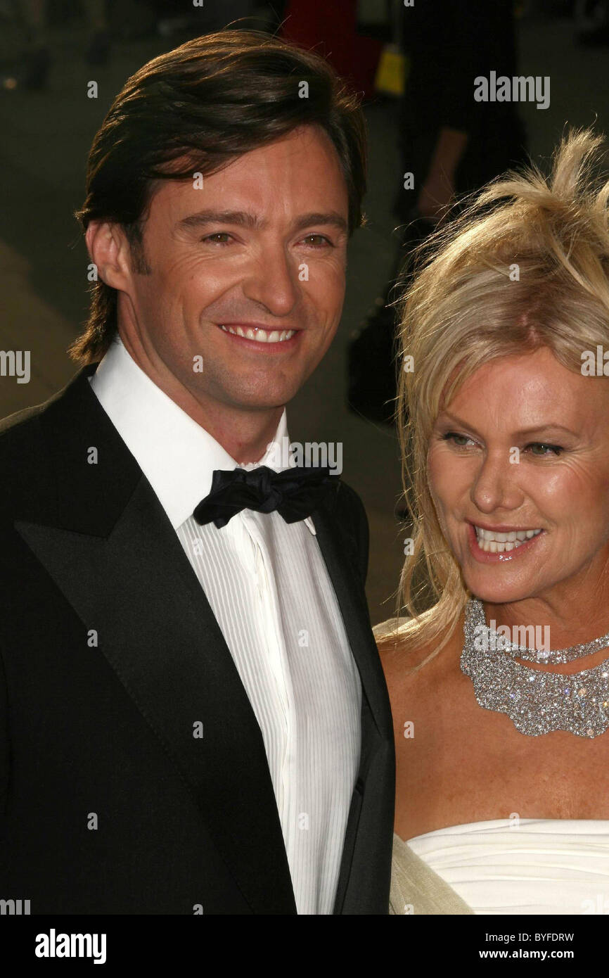 Hugh Jackman and Debra-Lee Furness Vanity Fair Oscar Party at Mortons ...