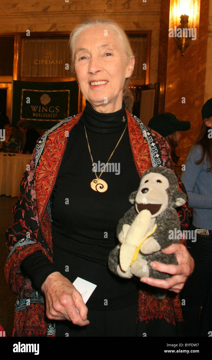 Dr. Jane Godall 2007 Wings Worldquest Women of Discovery Awards held at ...