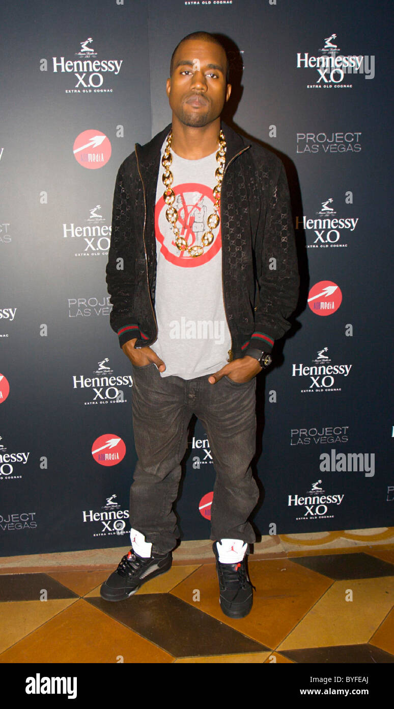 Kanye West Maurice Hennessy and Kanye West host a Valentines Day party ...