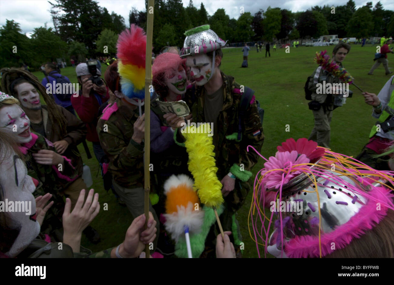 G8 summit protest edinburgh hi-res stock photography and images - Alamy