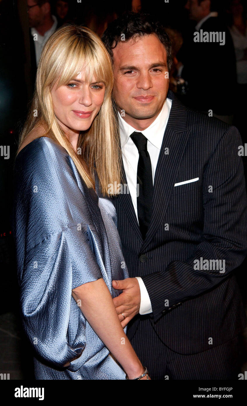 Mark Ruffalo and wife Sunrise Coigney Los Angeles Premiere of 'Zodiac ...