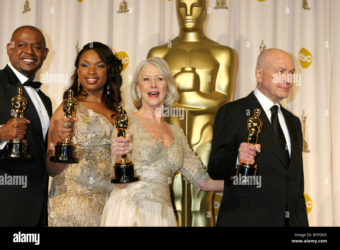 Forest Whitaker, Jennifer Hudson, Helen Mirren and Alan Arkin The 79th ...
