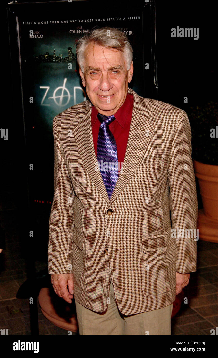 Philip Baker Hall Los Angeles Premiere of 'Zodiac' at the Paramount ...