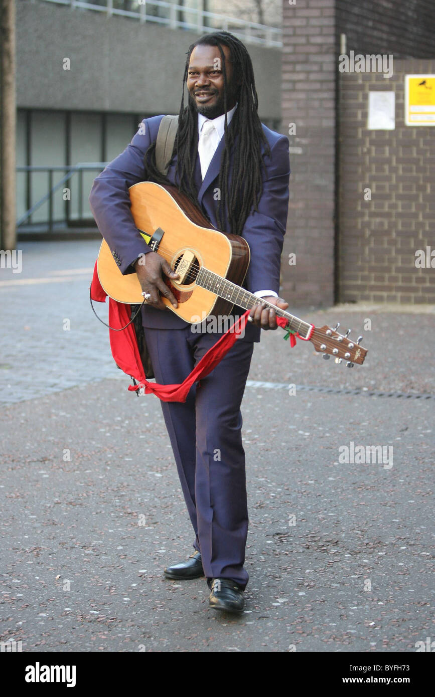 Levi Roots leaving a London studio London, England - 08.03.07 Stock ...