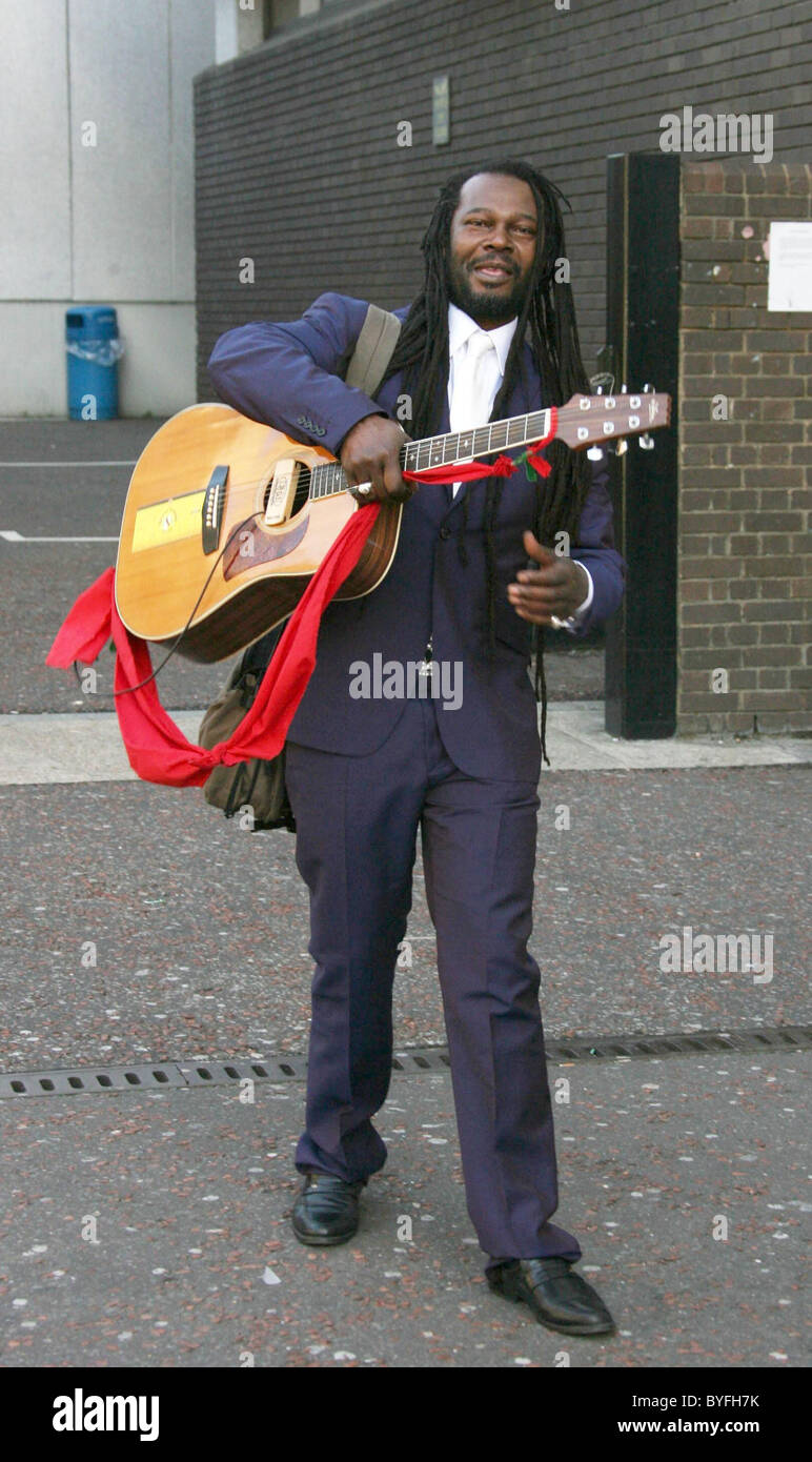 Levi Roots leaving a London studio London, England - 08.03.07 Stock ...
