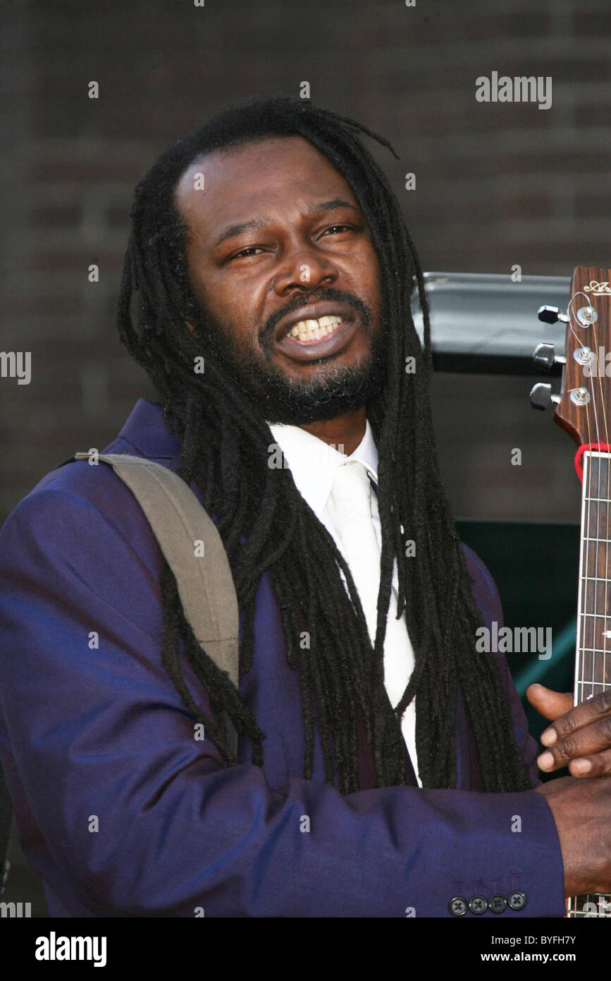 Levi Roots leaving a London studio London, England - 08.03.07 Stock ...
