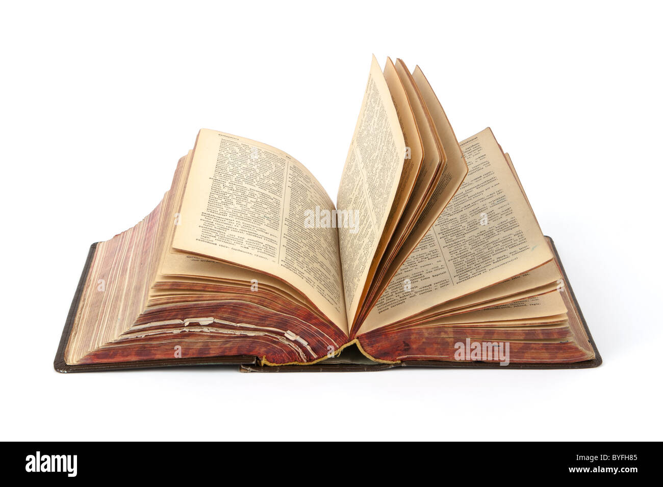 Old page book Cut Out Stock Images & Pictures - Alamy