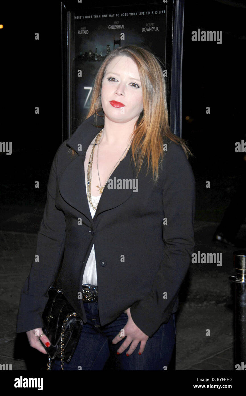 Natasha Lyon Los Angeles Premiere of 'Zodiac' held at the Paramount ...