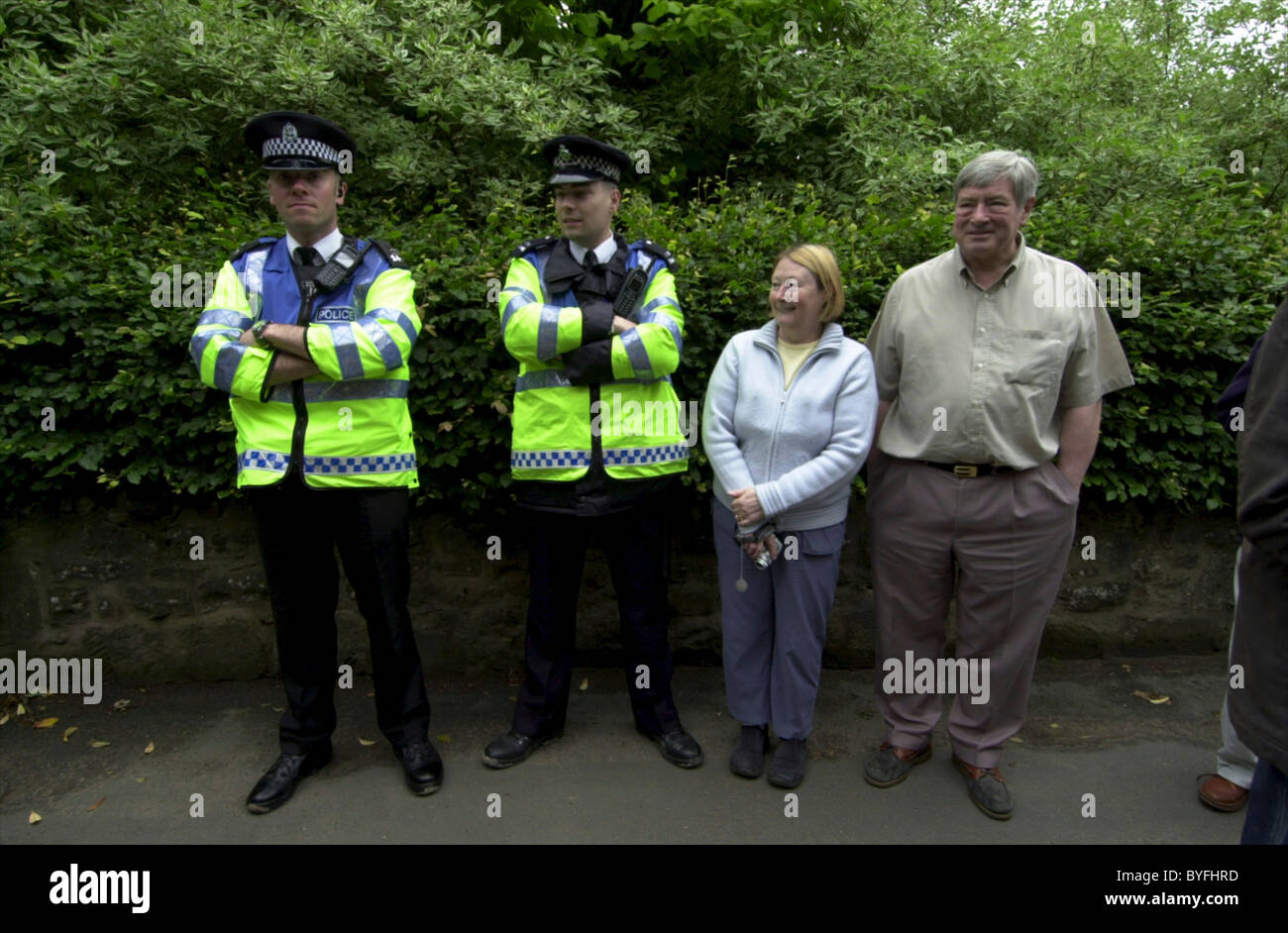 G8 Summit Demonstration Auchterarder Stock Photo - Alamy
