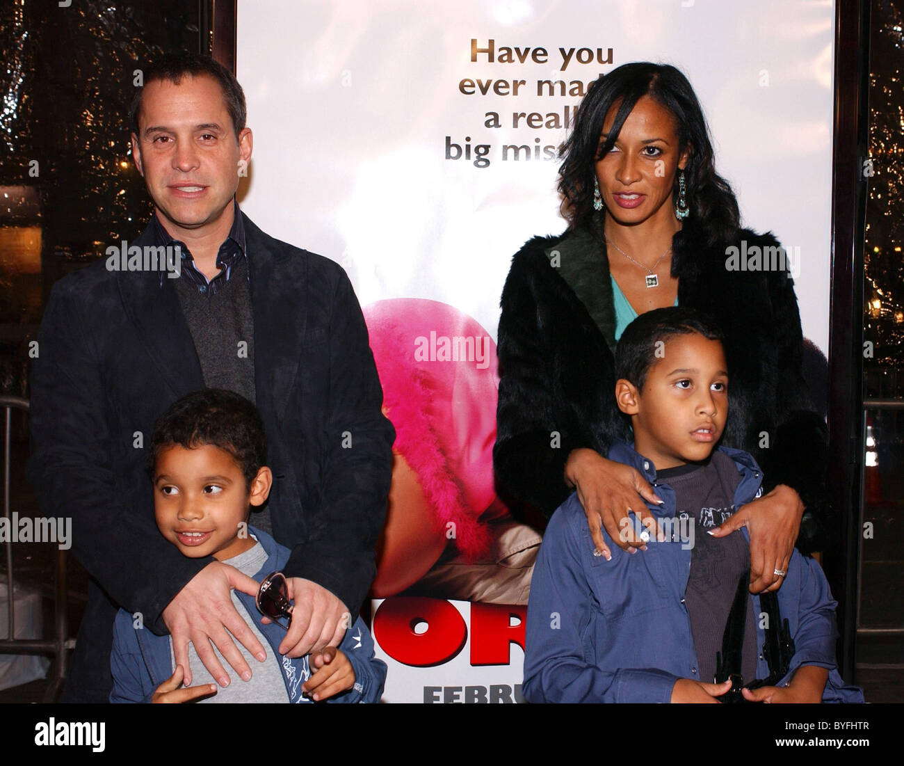 Director/Exec. Producer Brian Robbins, Laura Robbins, Miles Robbins and ...