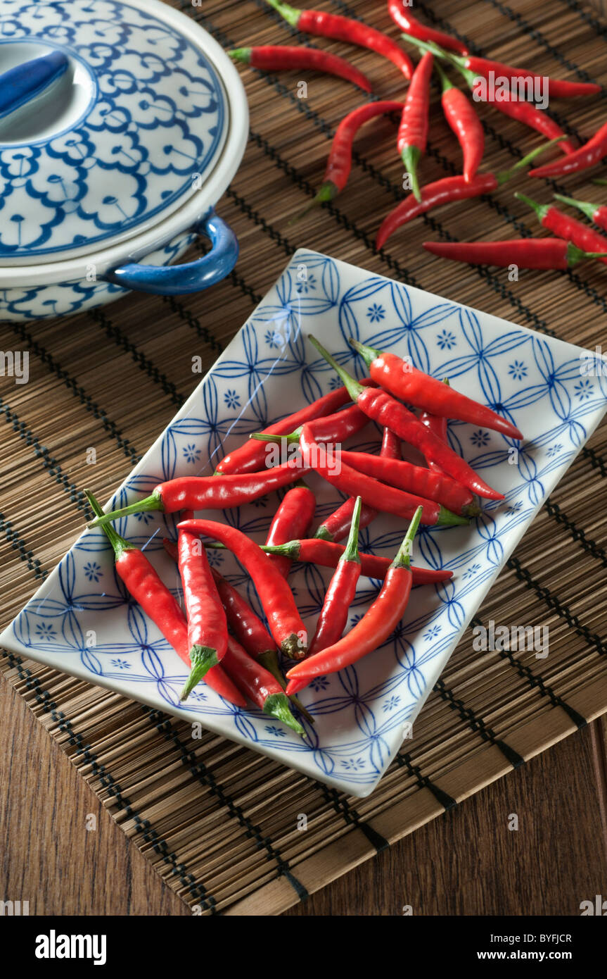 Red chillies hi-res stock photography and images - Alamy