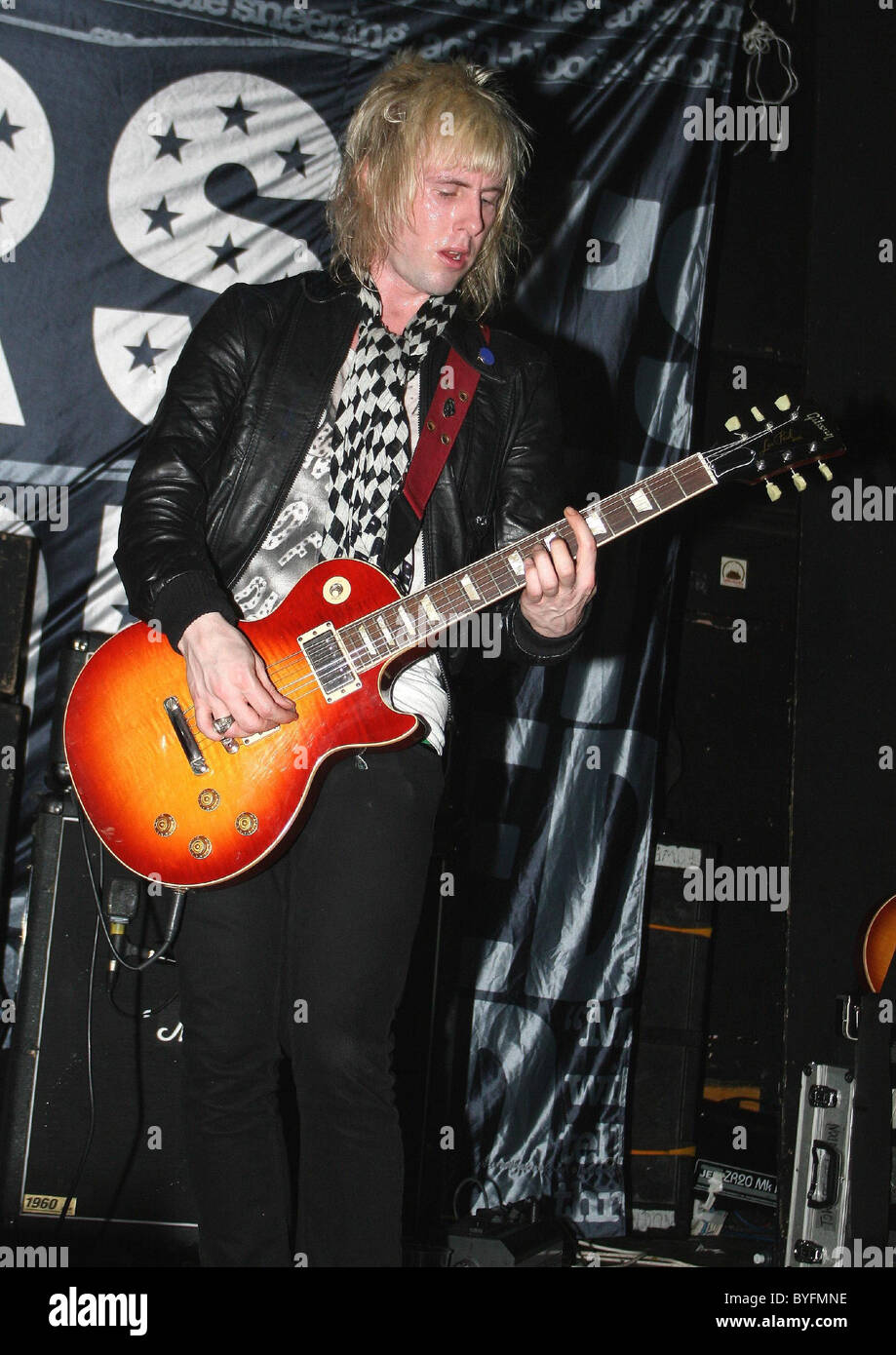 Dirk Tourette of Towers Of London performing at at Barfly Liverpool ...