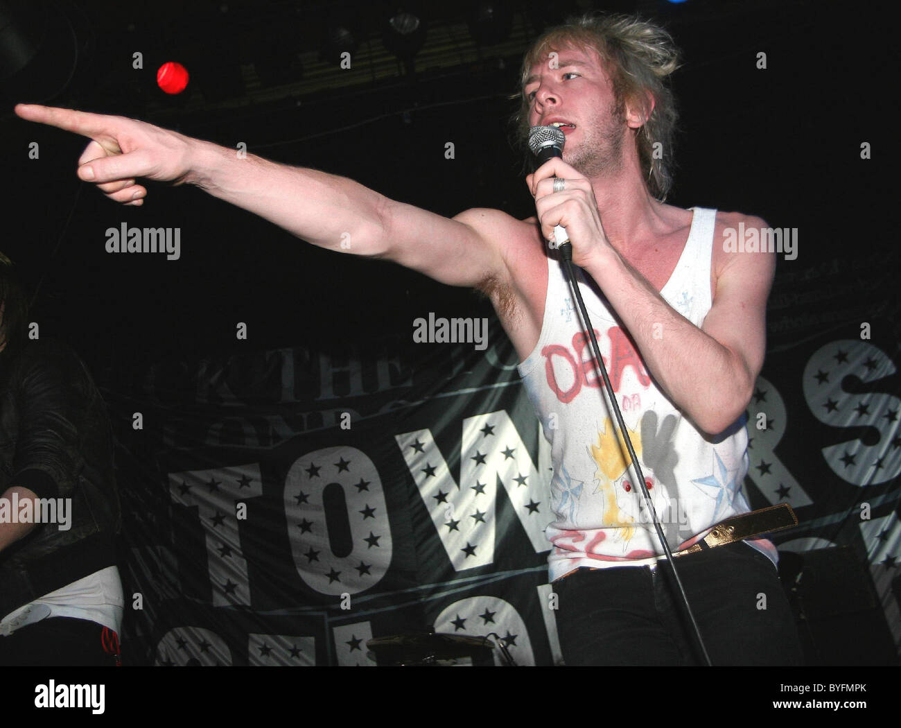 Donny Tourette of Towers Of London performing at at Barfly Liverpool ...