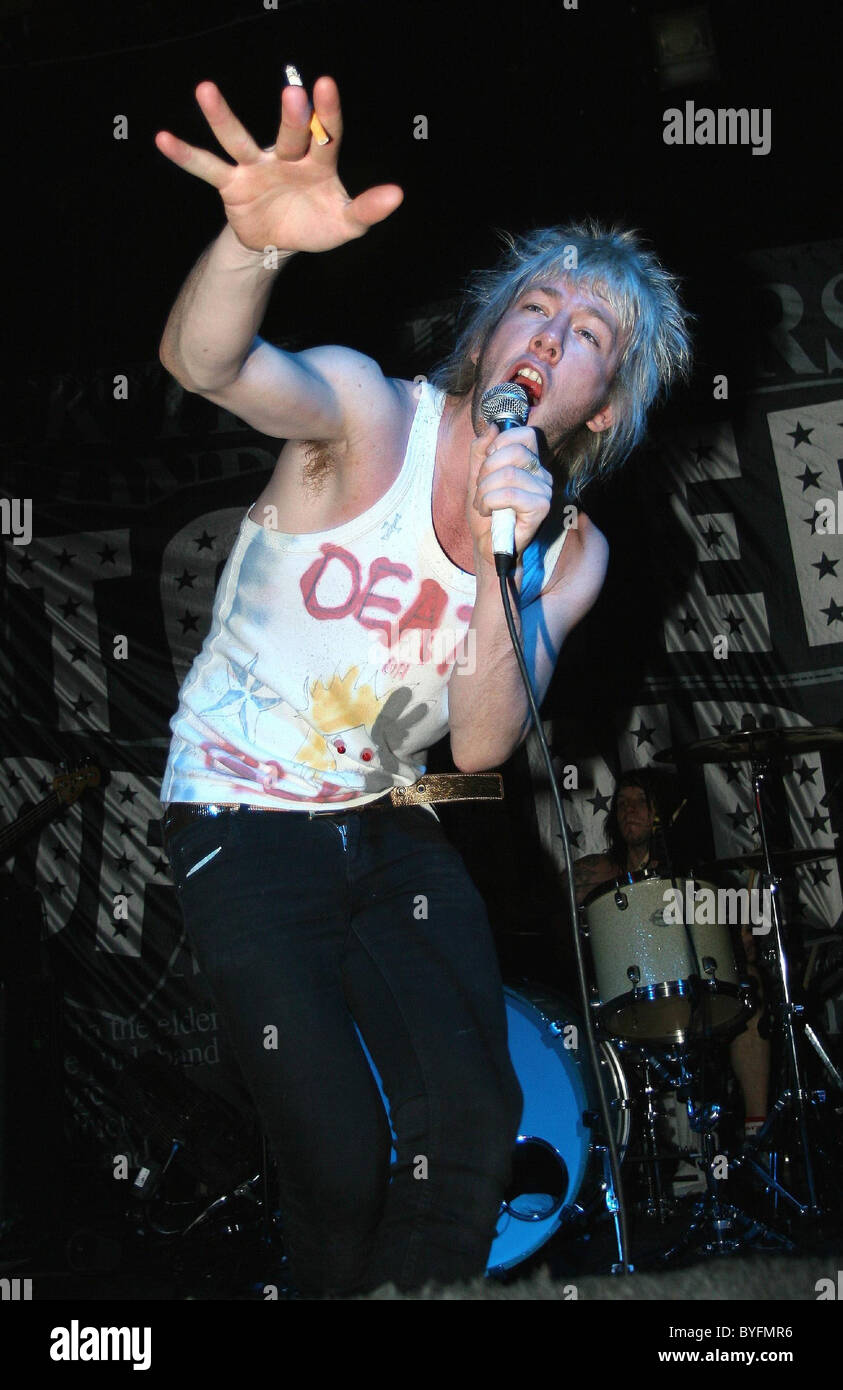 Donny Tourette of Towers Of London performing at at Barfly Liverpool ...
